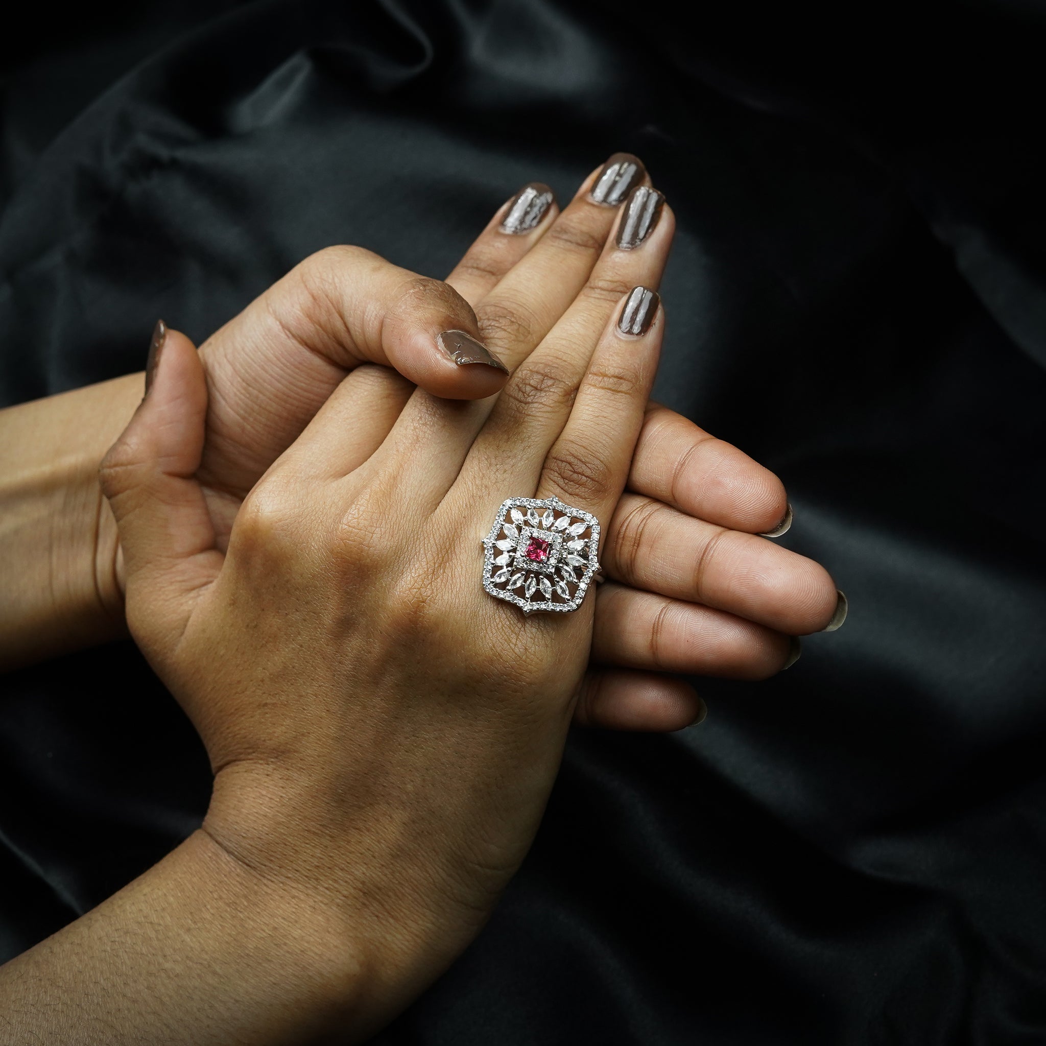 Zohra Ethereal Diamond Ring